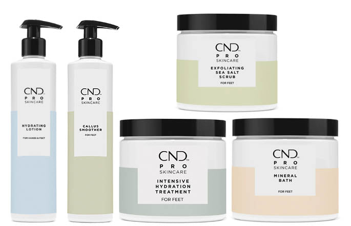 CND Pro Skincare for Feet Kit – Complete Foot Care System for Salon-Qu ...